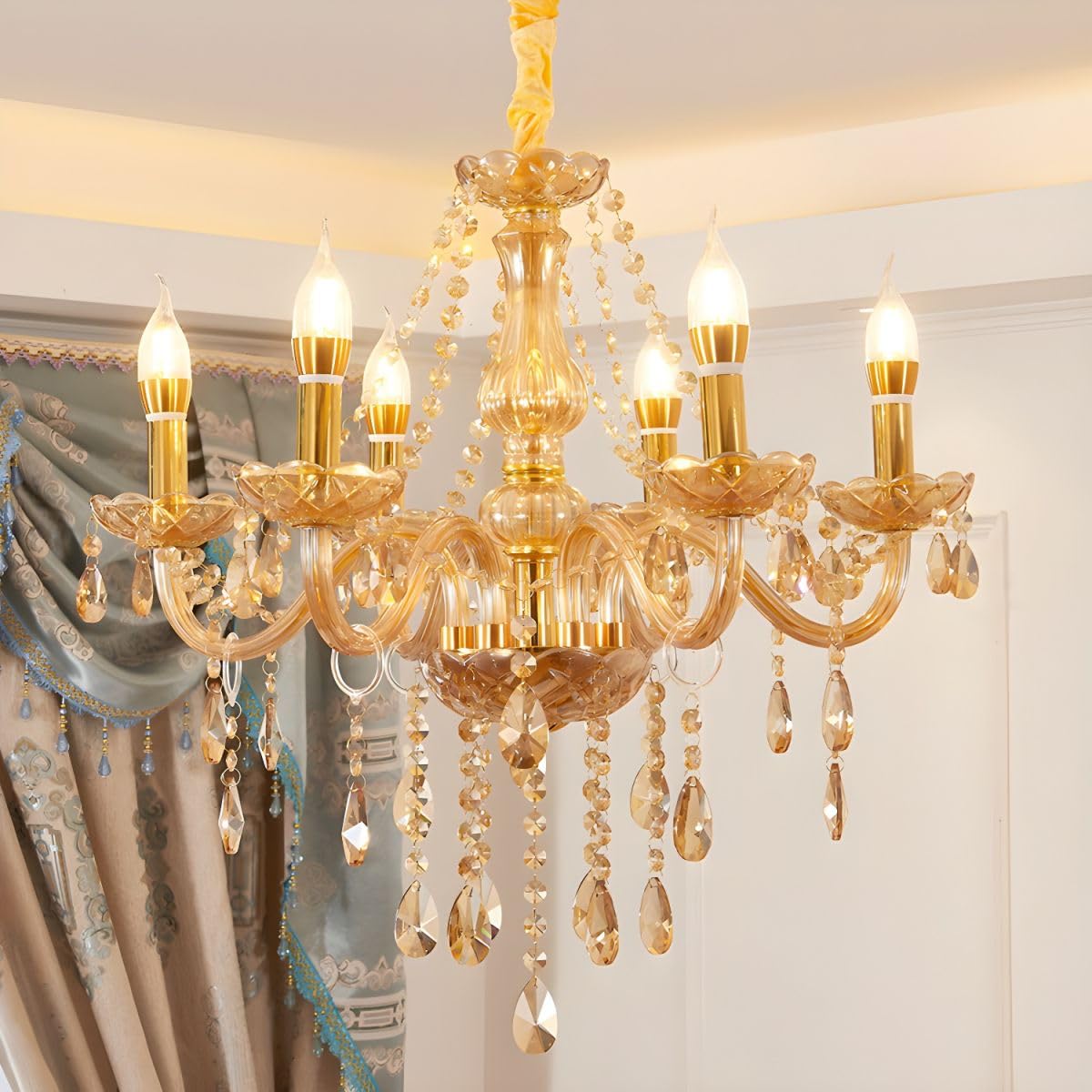 Victorian Crystal Hanging Chandelier - Normals